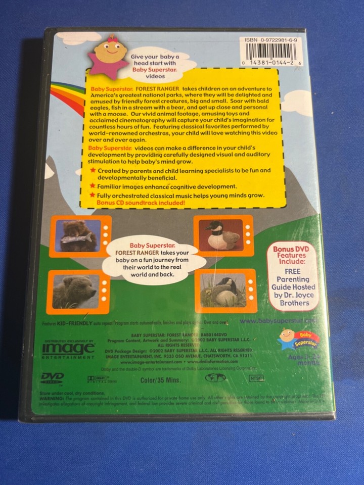 Baby Superstar “Forest Ranger” (DVD) + Free CD soundtrack ….…BRAND NEW ...