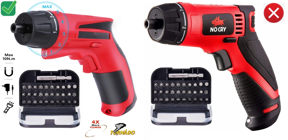 Nocry cordless electric screwdriver store