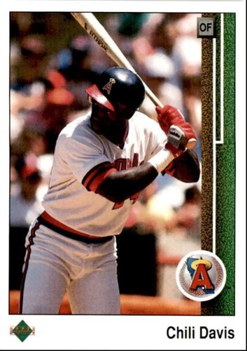 1989 Upper Deck Chili Davis California Angels #126 | eBay