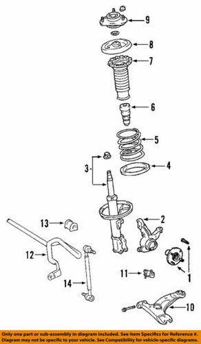 48158-42010 Toyota Insulator, front coil spring, lower rh 4815842010 ...