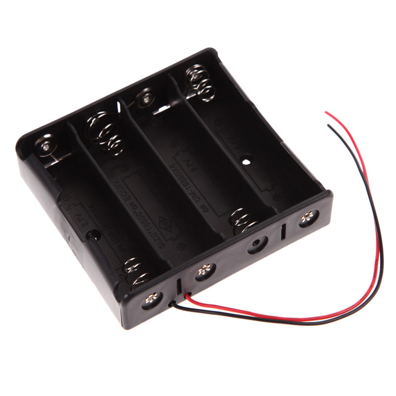 18650 Battery Holder Plastic Battery Holder Storage Box Case for 1x 2x ...