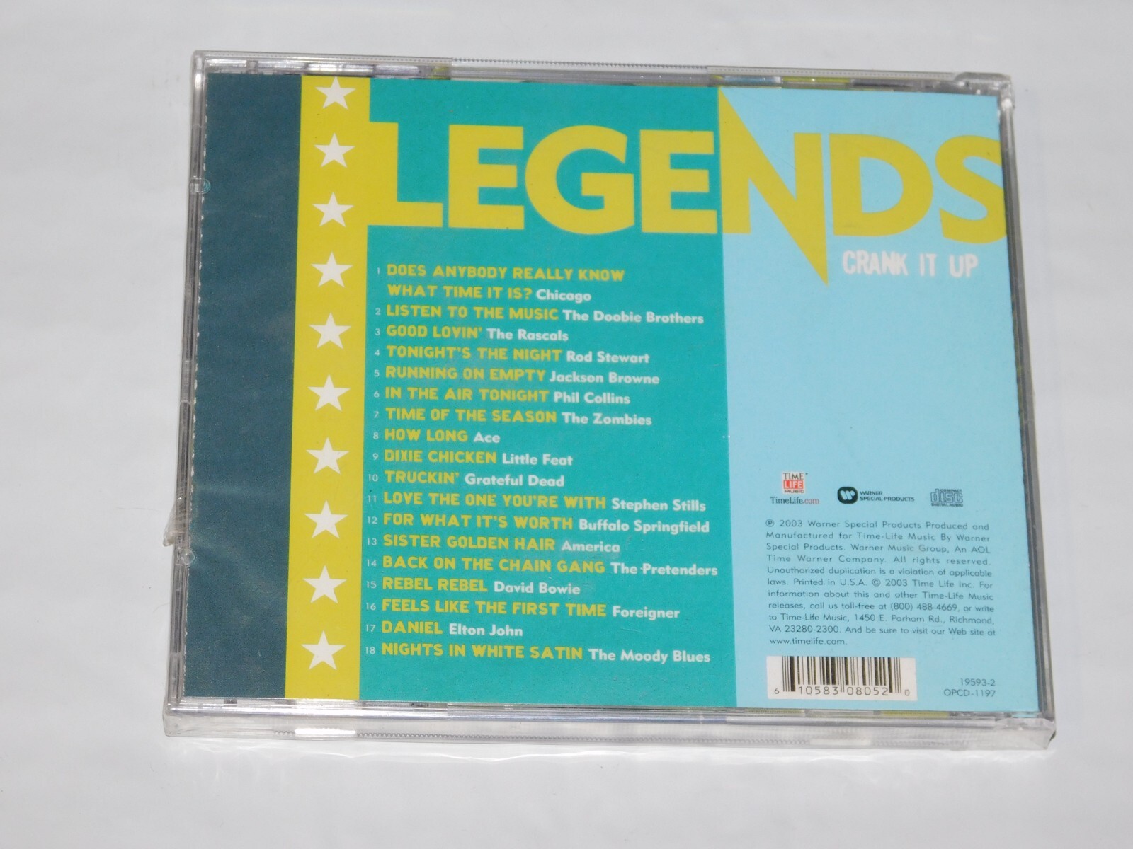 Oldies Legends Crank It up CD Time Life 18 Hits Factory for sale online ...