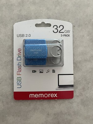 Memorex USB 2.0 Flash Drive, 32GB 3-pack NEW | eBay