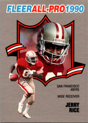 Jerry Rice 1990 Fleer #2 All-Pro Football Card | eBay