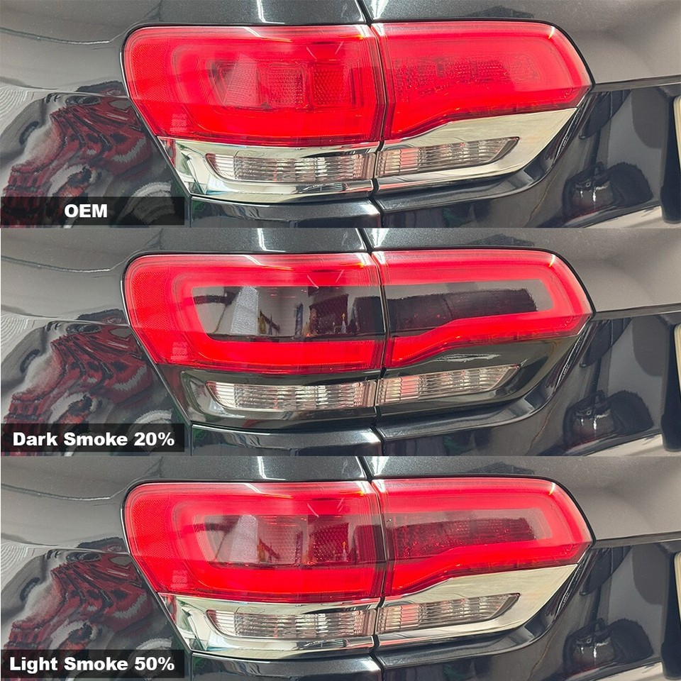 2014-2022 Jeep Grand Cherokee WK2 Tail Light Vinyl Wrap Overlay Kit ...