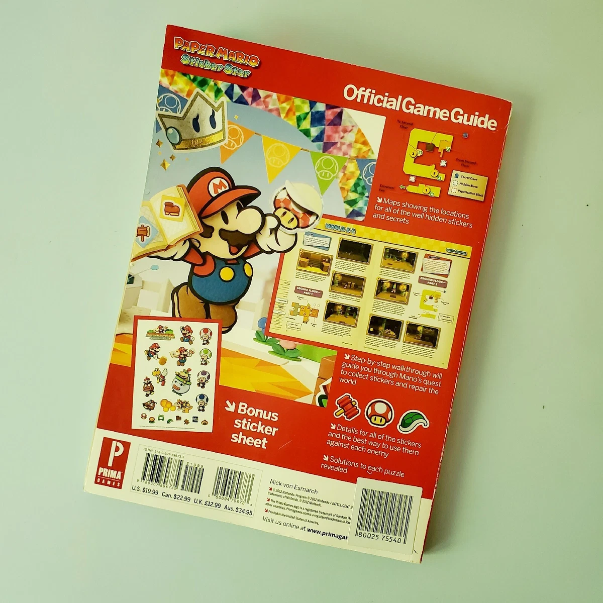 Paper Mario Sticker Star Stickers Guide