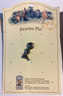Danforth Pewter Disney Classic Pooh Pewter Pin - Pooh with Balloon | eBay