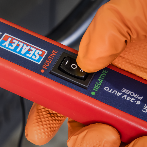 Automotive 6-24v Auto Probe 12v Power Circuit Electrical Tester Sealey ...