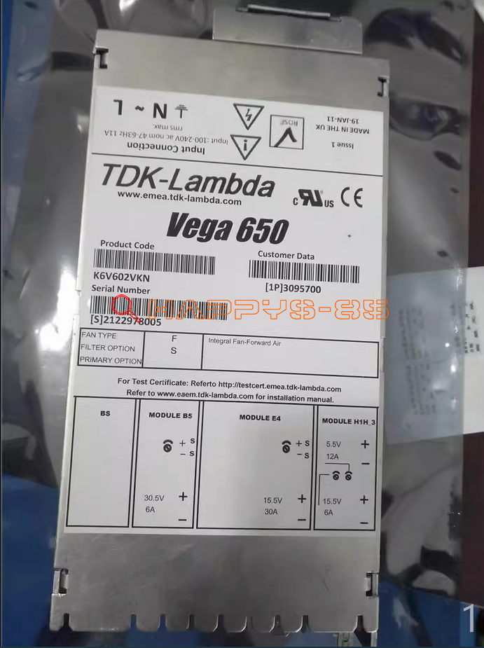 1PC USED TDK-LAMBDA TDK LAMBDA vega 650 K6V602VKN Power Supply | eBay Australia