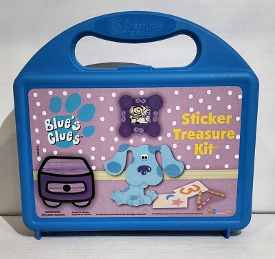 Original Viacom Nickelodeon Blue's Clues Box. EMPTY...NO STICKERS. | eBay