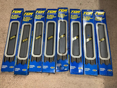 TCR, 15 inch straight track,Ideal Toy, Electric, HO Scale,1977 New! Lot ...