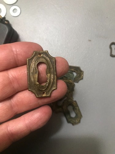 RARE 18th/19th CENTURY PERIOD FANCY HEPPLEWHITE KEYHOLE ESCUTCHEON ...