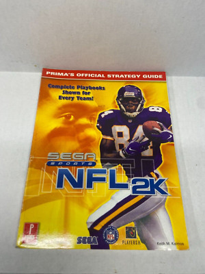 NFL 2K Prima Games Strategy Guide Book with Poster | eBay