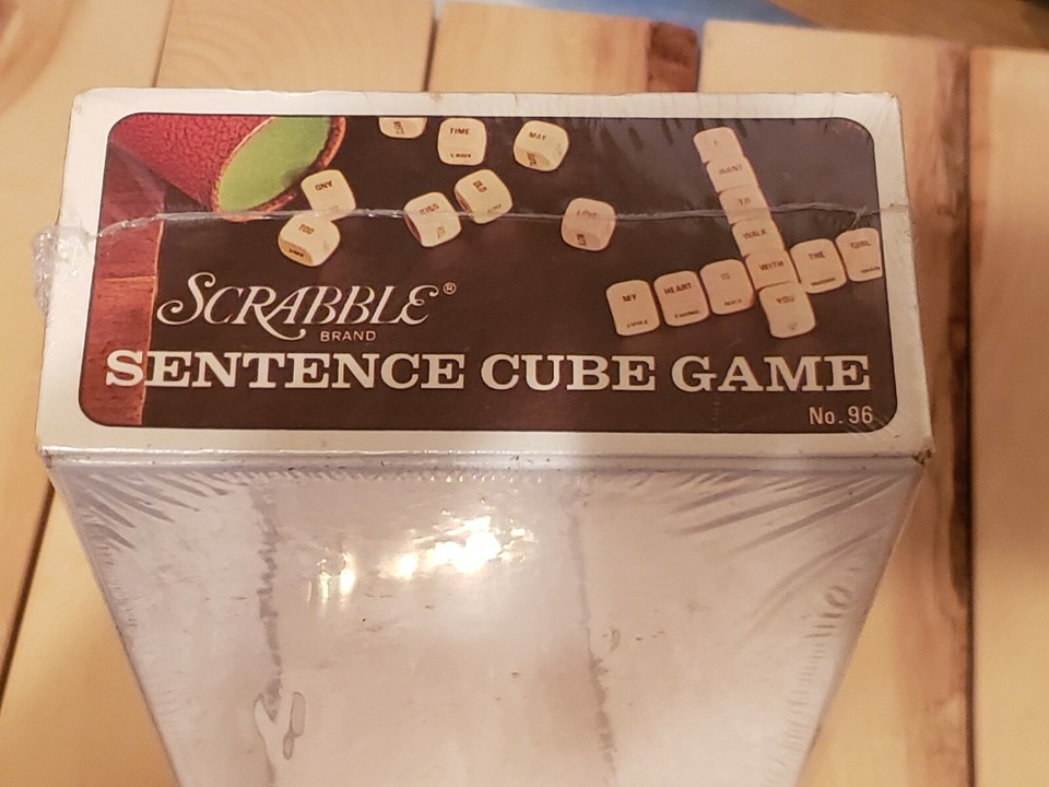 Scrabble Sentence Cube Game Vintage Factory Sealed Original Box | eBay