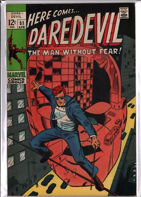DAREDEVIL #51 Nick Fury Barry Windsor Smith Art (1969) Marvel Comics F ...
