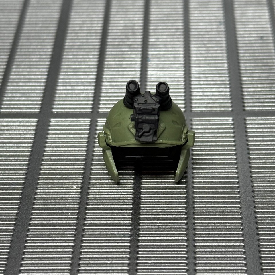 GI Joe Classified 6" Valaverse Action Force Duster Green Combat Helmet ...