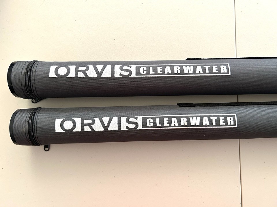 2-Orvis Clearwater Fly Rod Hard Travel/Storage Cases. 9’6” & 9’. 6WT ...
