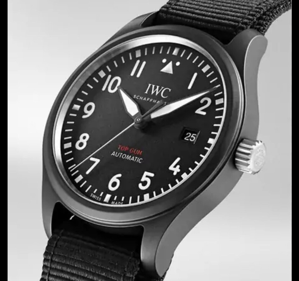 IWC+Pilot's+Watch+Men's+Black+Watch+-+IW326901 7613375186410| eBay