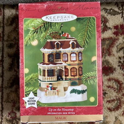 Hallmark Keepsake 2001 Up on the Housetop Light Motion Sound | eBay