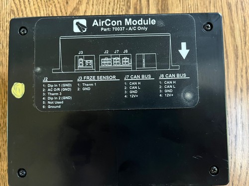 Aircon Module AC Only 70037 BMODZS8L2 Spyder Control Corp Dometic RV ...