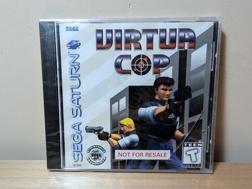 Virtua Cop (Sega Saturn) Brand New & Sealed Small Case Not For Resale ...