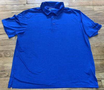 Men's Reebok Golf sz 3XL Polo Shirt Blue | eBay