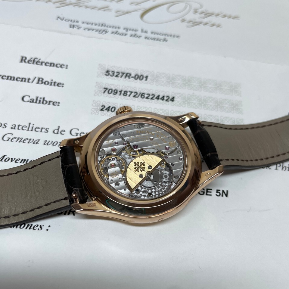 Patek Philippe Perpetual Calendar 39mm Rose Gold Ref. 5327R-001 | eBay