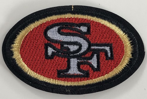 NFL - San Francisco 49er - “SF” Football Patch - Embroidered - Sew ...
