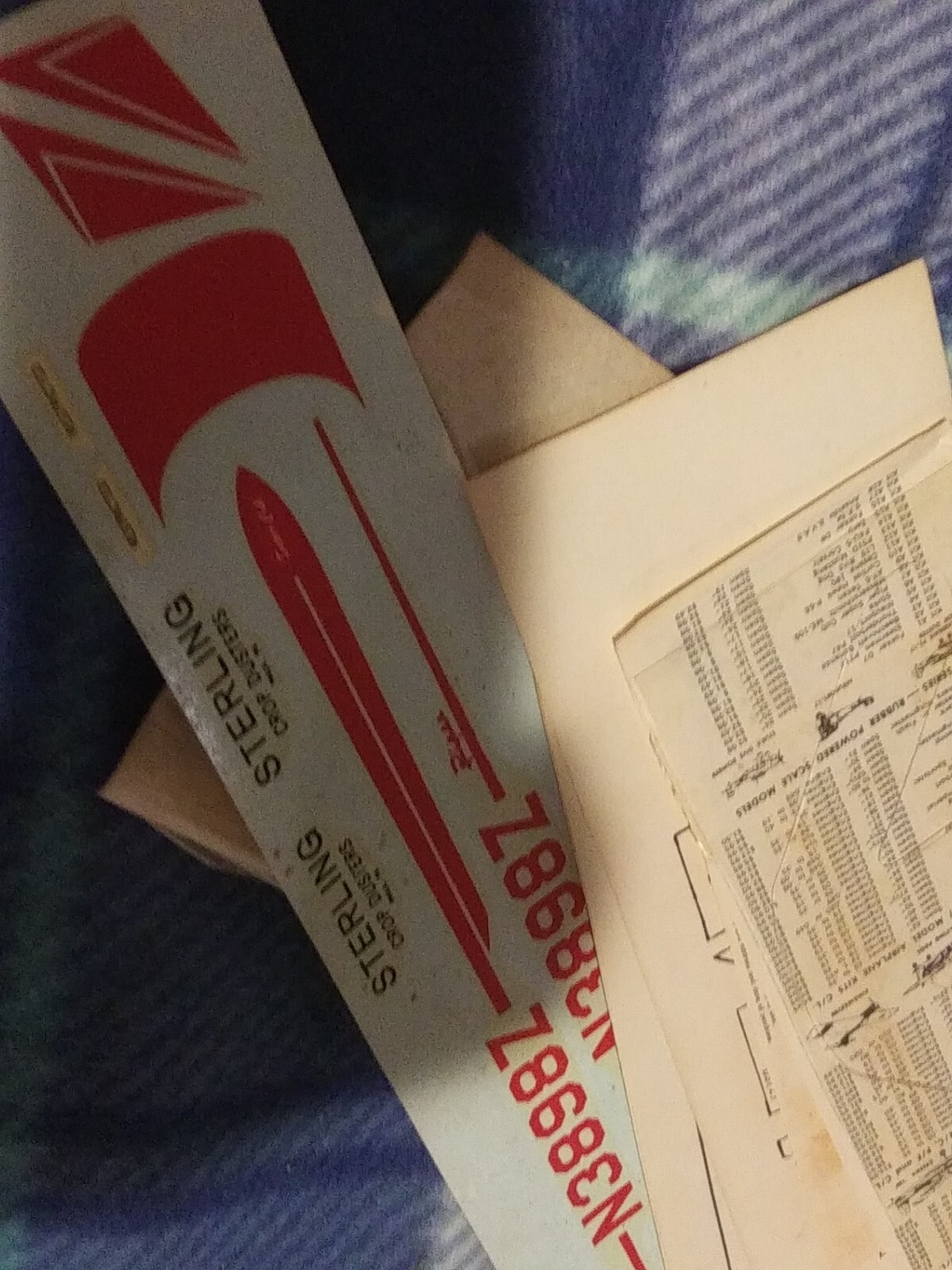 Vintage Sterling Balsa Wood Model Airplane Kit ~ Kit A7-98 | eBay