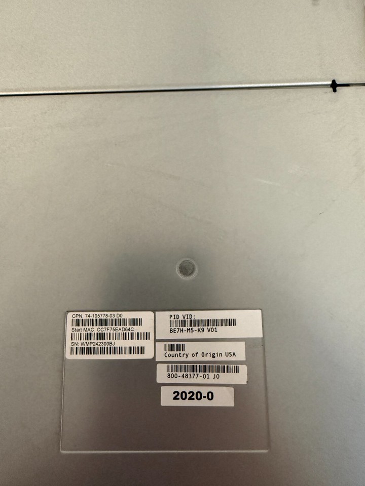 UCS BE7H-M5-K9 BIZ EDTN 7000H Server 2xGOLD 6132CPU,24x300GB 2.5 HDD ...