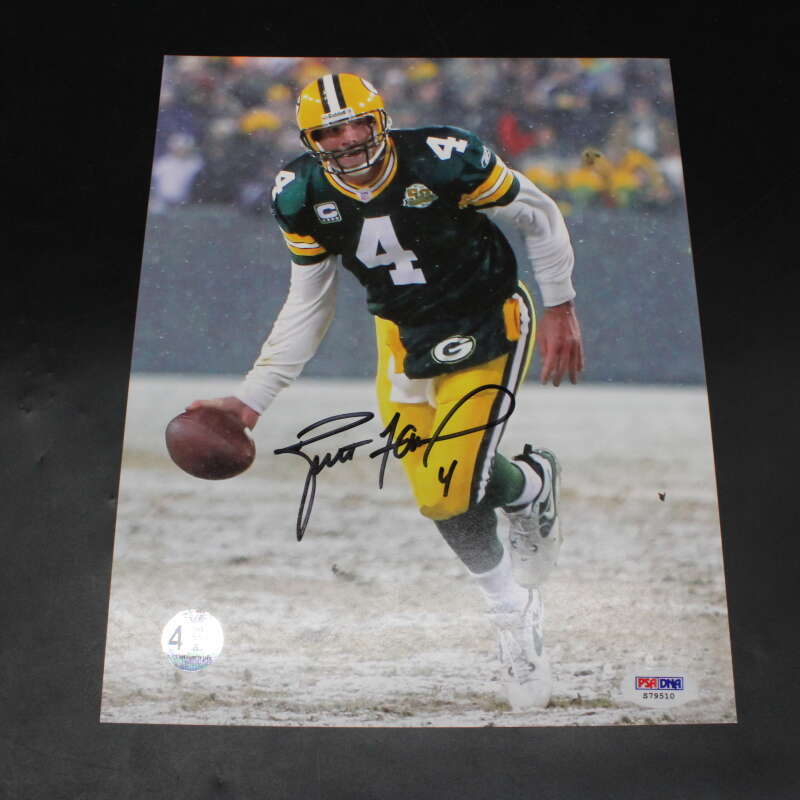 Brett Favre | Autographed Football Memorabilia & NFL Merchandise