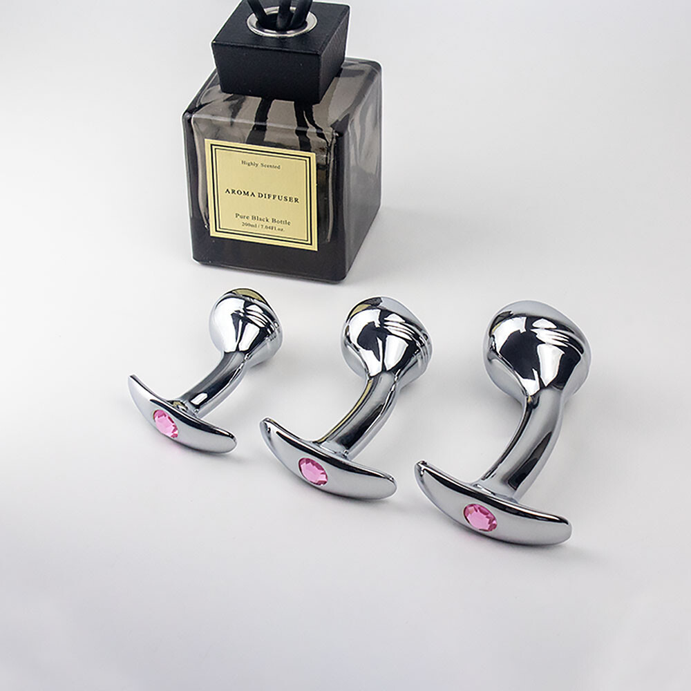 Stainless Steel Anal Butt Plug Dildo Prostate Massager Ass Sex Toy for ...