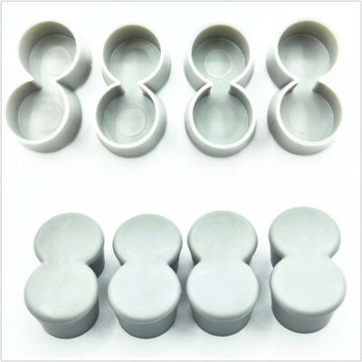 4 Pcs /Set Double 1" Chair Table Leg Cap For Kitchen Table | eBay