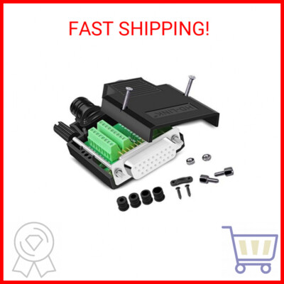 DB26 Breakout Connector, Solderfree RS232 D-SUB Serial to 26-Pin Port ...
