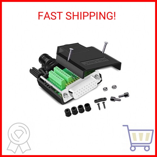 DB26 Breakout Connector, Solderfree RS232 D-SUB Serial to 26-Pin Port ...