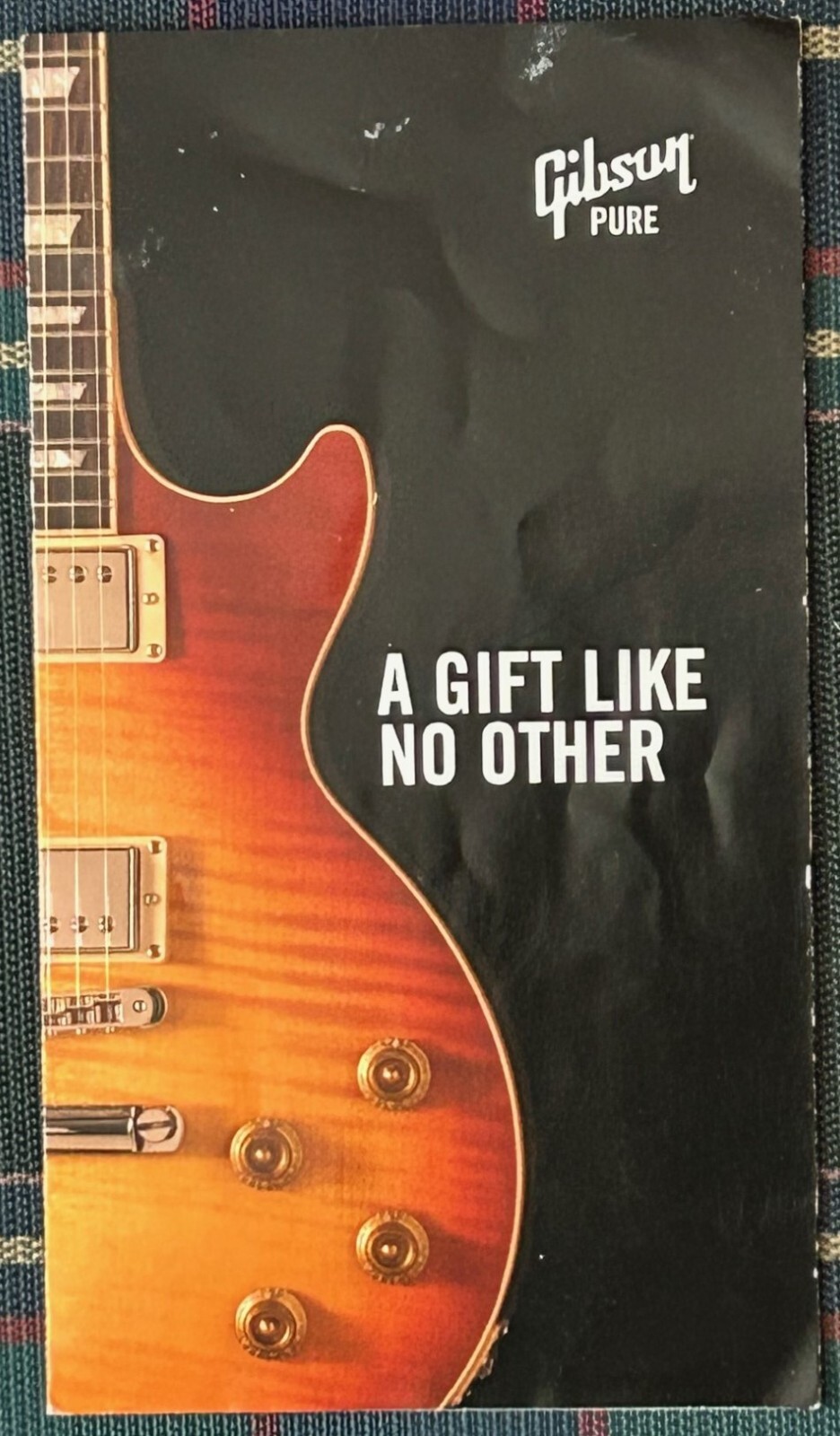 "Gibson Pure: A Gift Like No Other" Trifold Gibson guitar promo | eBay