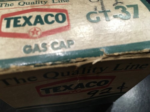 NOS TEXACO GT37 PACKARD NASH HUDSON LINCOLN MORRIS MINOR FUEL GAS CAP ...