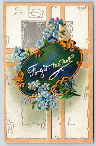 Forget Me Not Vintage Postcard POSTED 1912 | eBay