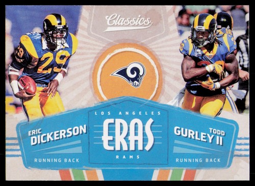2018 Panini Classics #8 Todd Gurley / Eric Dickerson Eras Los Angeles ...