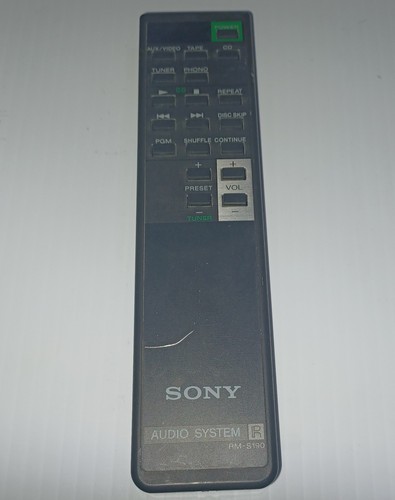 Genuine Sony Audio System Remote RM-S190 | eBay
