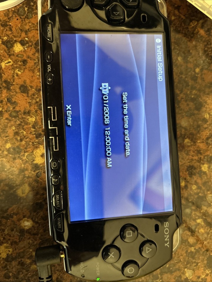 Sony Playstation PSP 2001 Black Console - For Parts or Repair | eBay
