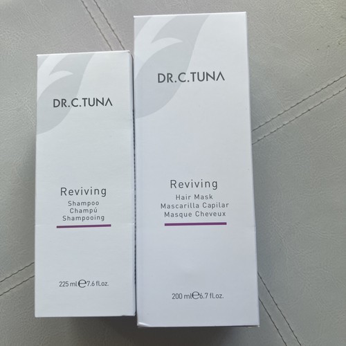 FARMASI Dr. C. Tuna Reviving Shampoo 225ml and hair mask 200 ml Gift ...