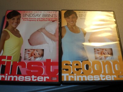 Lindsay Brin 2 DVD Lot - First and Second Trimester Moms into Fitness ...