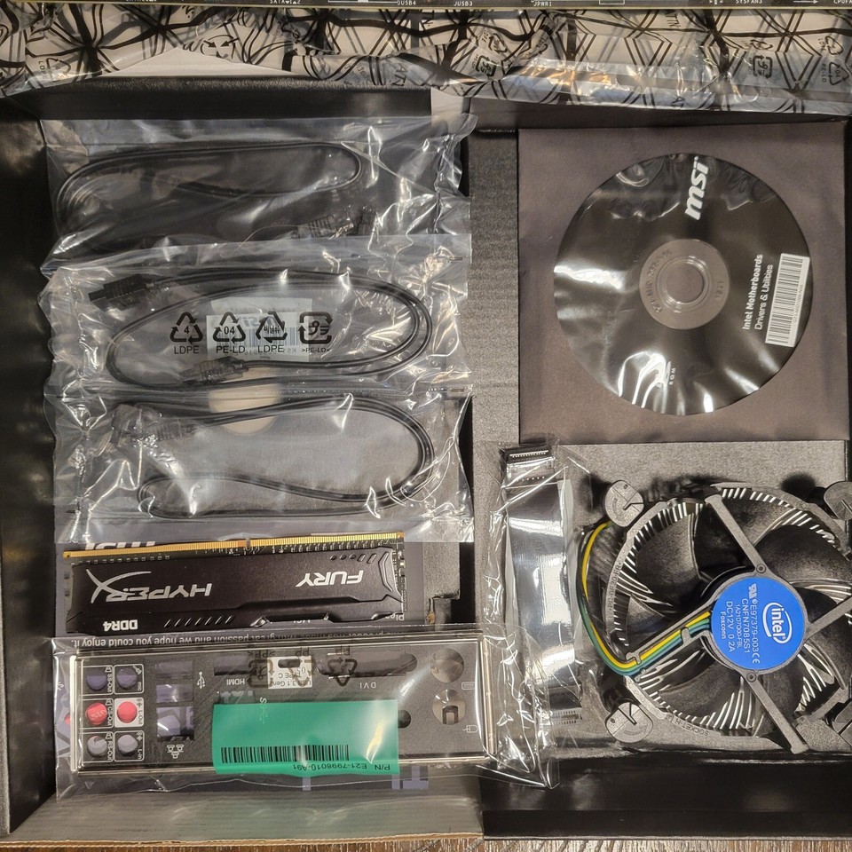 MSI Z170a SLI Plus Motherboard + Pentium G440 3.3HZ + Ram Stick ...