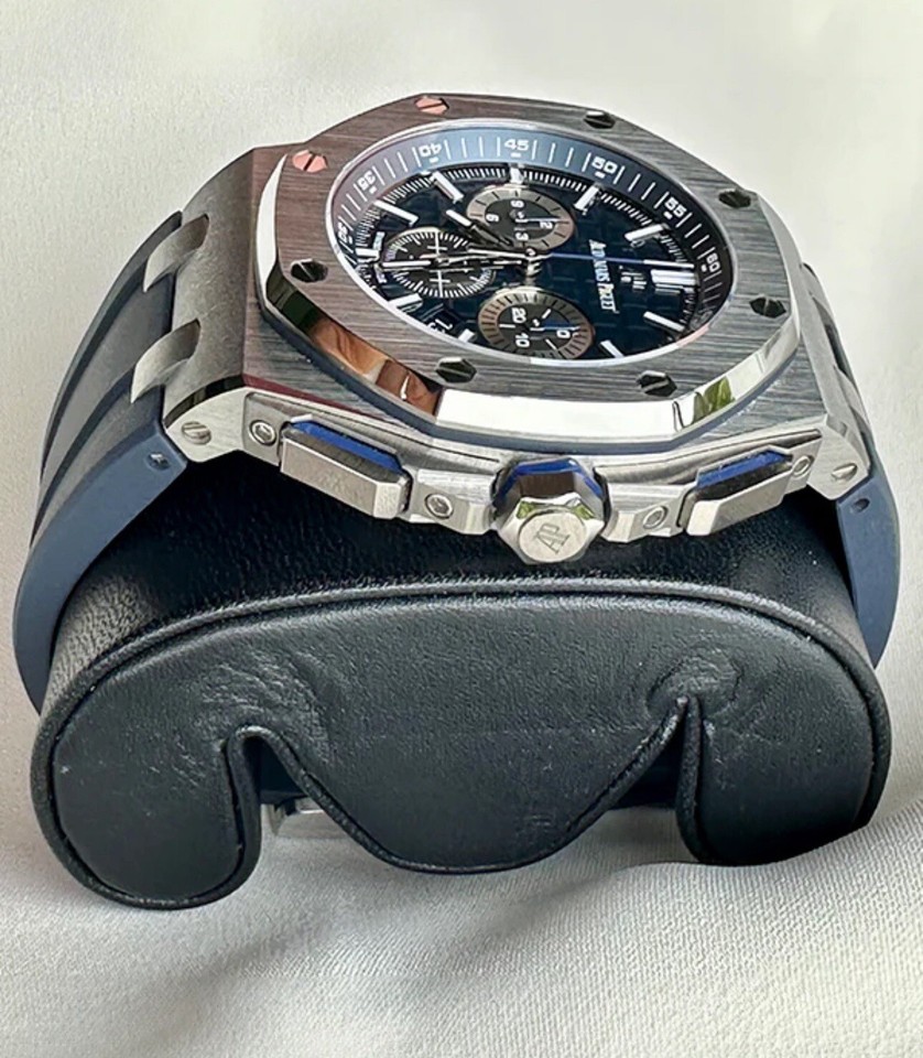 Audemars Piguet Royal Oak Offshore Blue Men's Watch - 26480TI.OO.A027CA ...