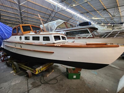 Motorboot Klassiker - 90 Jahre alt, Holz-Kajütboot, Einzelstück | eBay