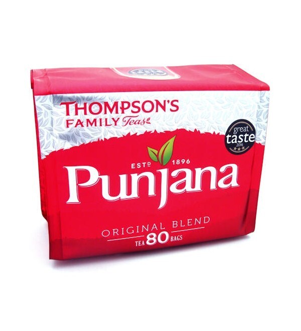 Thompson's PUNJANA Black Tea 80 Tea Bags / 250g / 8.81oz | eBay