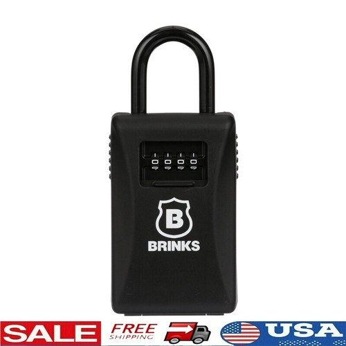 Resettable Combination Lock Box Keys & Key Cards Secure Storage Indoor ...