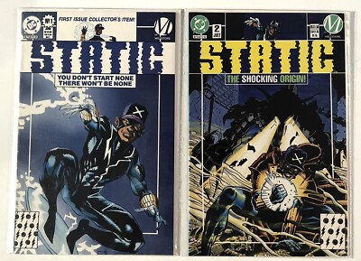 Static 1-2 Dwayne McDuffie John Paul Leon 1993 VF/NM Major Key | eBay