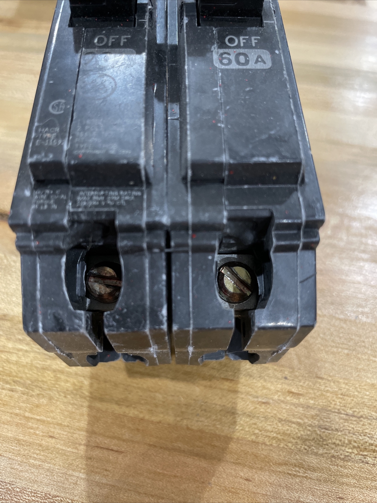 GE General Electric Type THQB Circuit Breaker 60 Amp 2 Pole | eBay